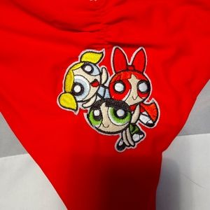 SHEIN | Swim | Reworked Red Powerpuff Girls Bikini | Poshmark